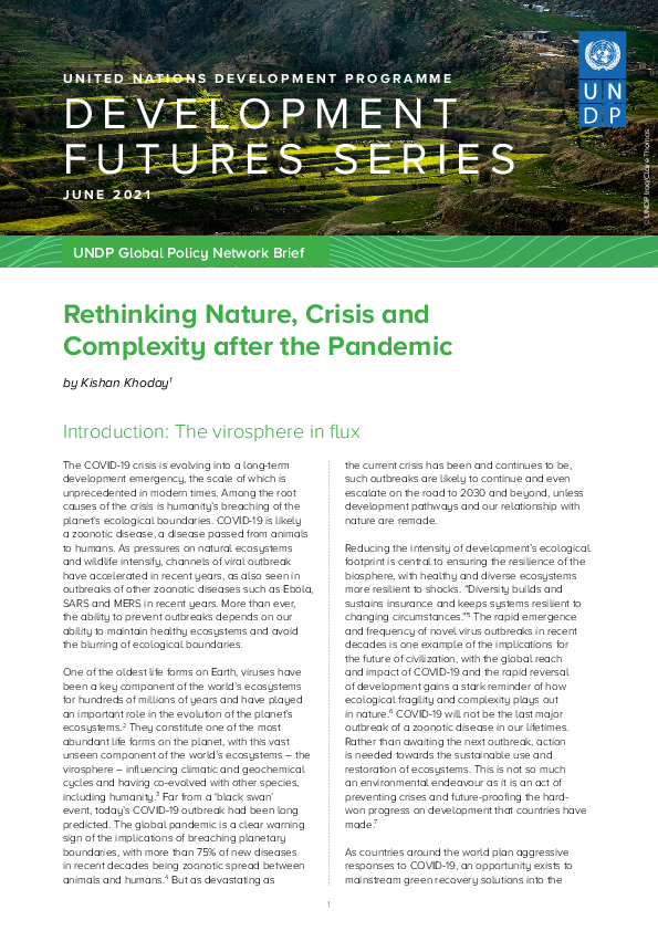 (PDF) Rethinking Nature, Crisis and Complexity after the Pandemic