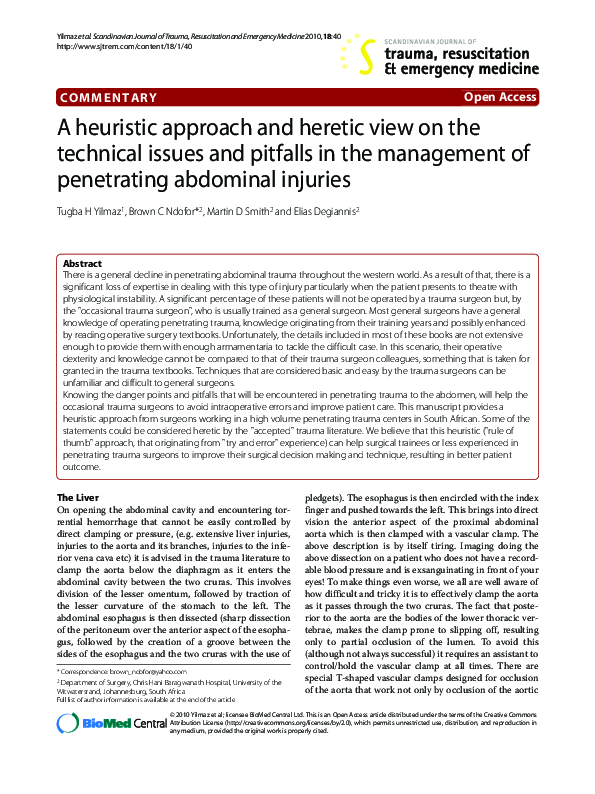 (PDF) A heuristic approach and heretic view on the technical issues and ...