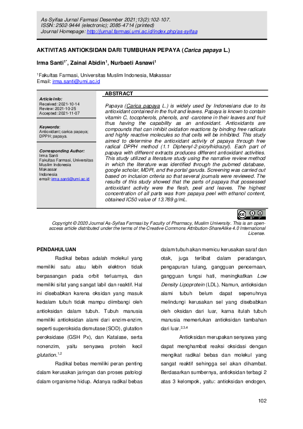 (PDF) FORMULASI GEL EKSTRAK ETANOL DAUN SIRIH CINA SERTA AKTIVITASNYA TERHADAP PERTUMBUHAN ...