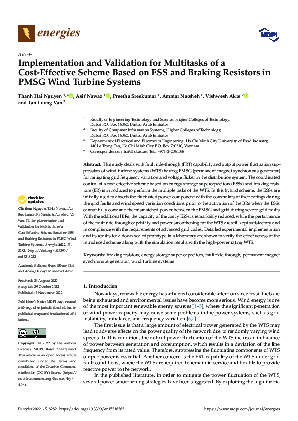 (PDF) Implementation and Validation for Multitasks of a Cost-Effective Scheme Based on ESS and ...