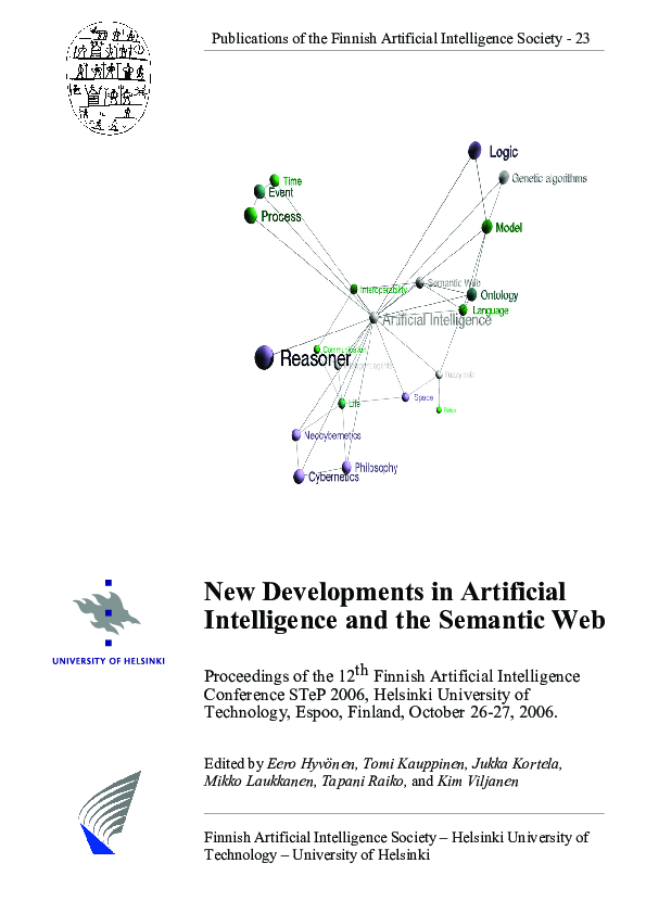 (PDF) New Developments in Artificial Intelligence and the Semantic Web