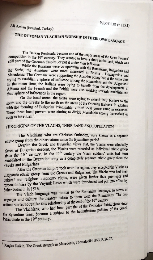 (PDF) The Ottoman Vlachian Worship in Their Own Language