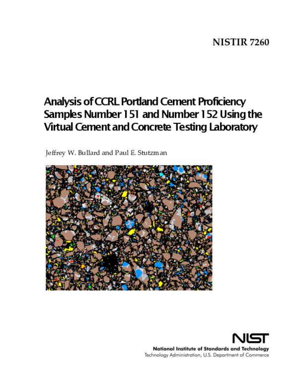 (PDF) Analysis of CCRL Portland cement proficiency samples number 151 and number 152 using the ...