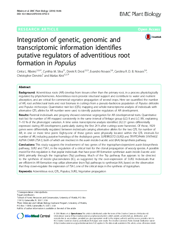 (PDF) Integration of genetic, genomic and transcriptomic information ...