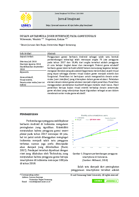 (PDF) Desain Antarmuka (User Interface) pada Game Edukasi
