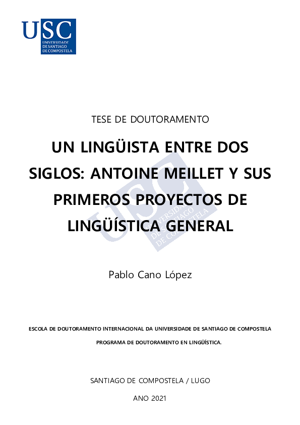 (PDF) Un lingüista entre dos siglos: Antoine Meillet y sus primeros ...