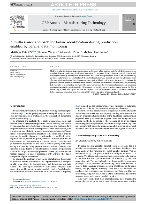 (PDF) A multi-sensor approach for failure identification during ...
