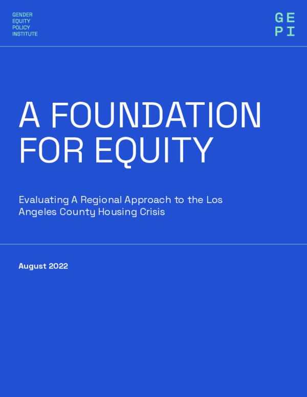 (PDF) A Foundation for Equity: Evaluating a Regional Approach to the ...