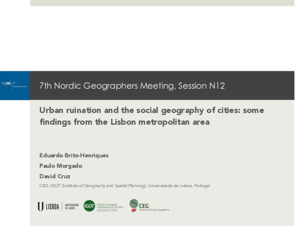 (PDF) 7th Nordic Geographers Meeting, Session N12