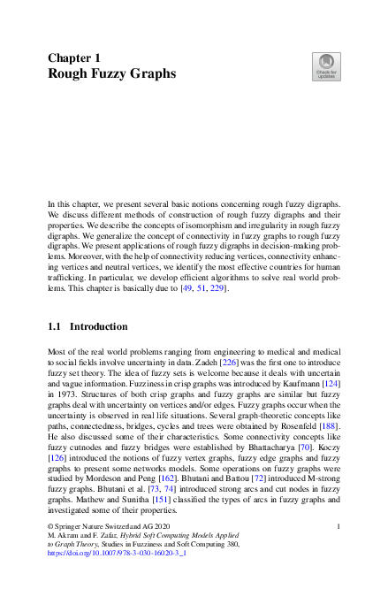 (PDF) Rough Fuzzy Graphs