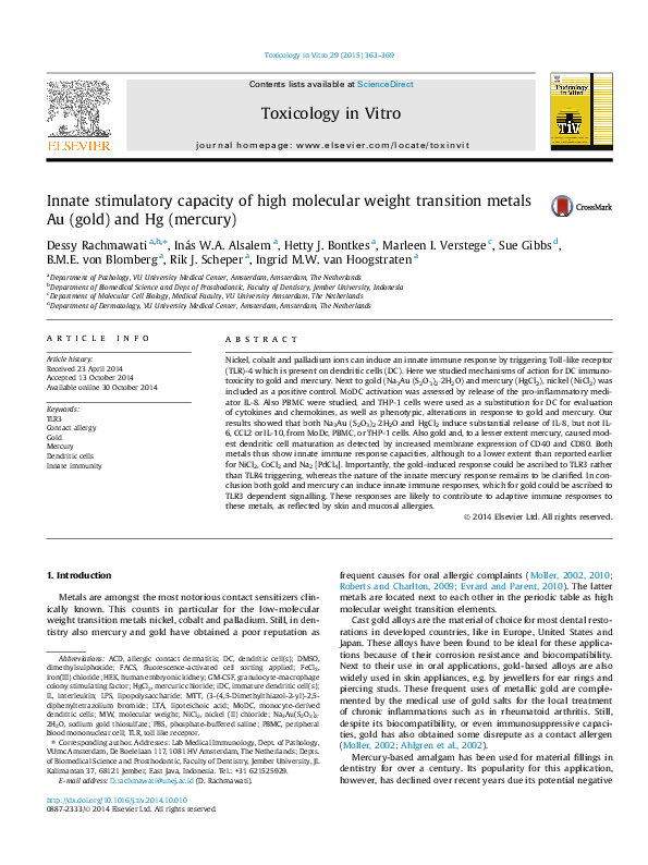 (PDF) Innate stimulatory capacity of high molecular weight transition ...