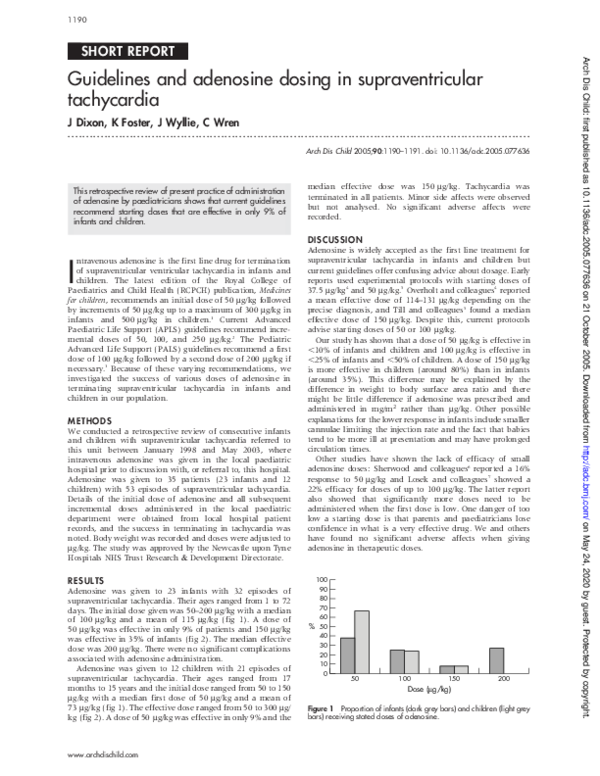 (PDF) Guidelines and adenosine dosing in supraventricular tachycardia ...