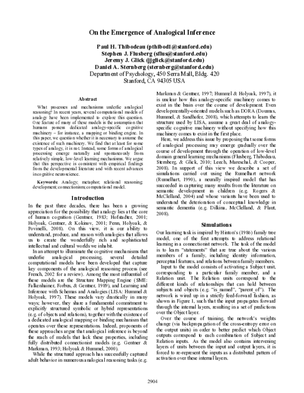(PDF) The formal structure(s) of analogical inference | Alexander Gebharter and barbara osimani ...