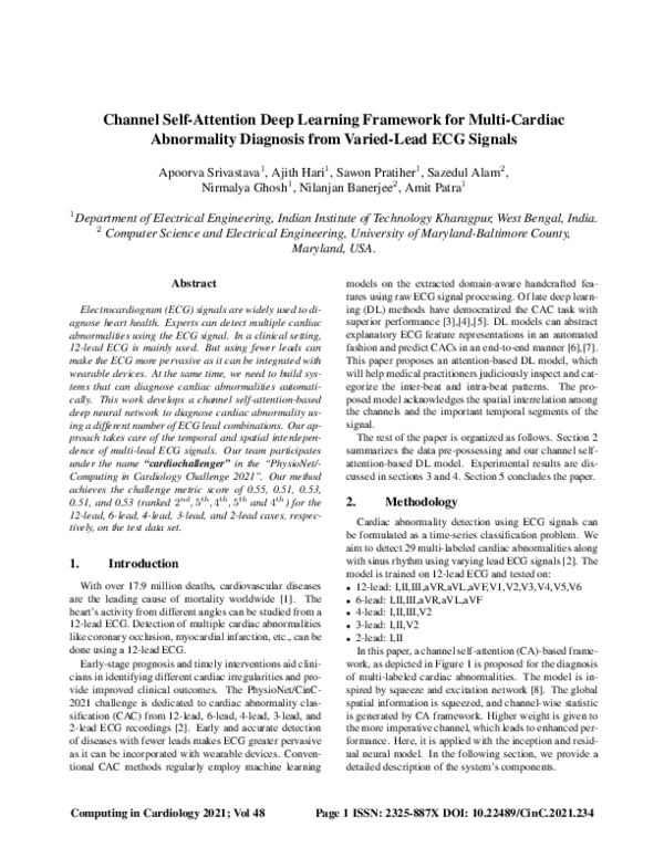 (PDF) Channel Self-Attention Deep Learning Framework for Multi-Cardiac Abnormality Diagnosis ...