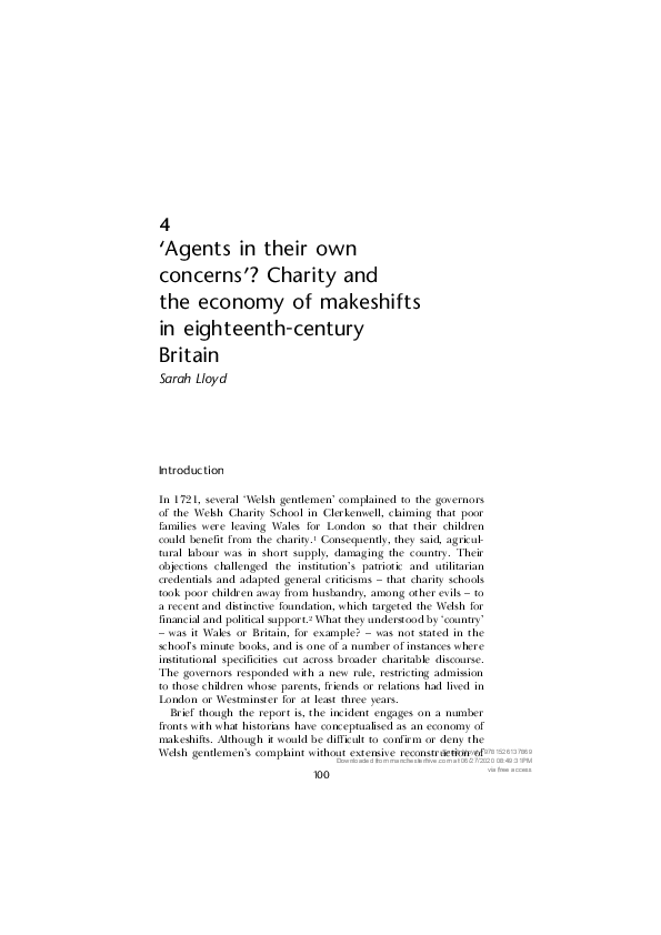 (PDF) ‘Agents in their own concerns’?