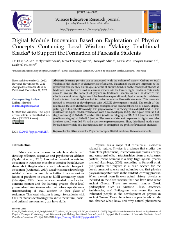 (PDF) Digital Module Innovation Based on Exploration of Physics ...
