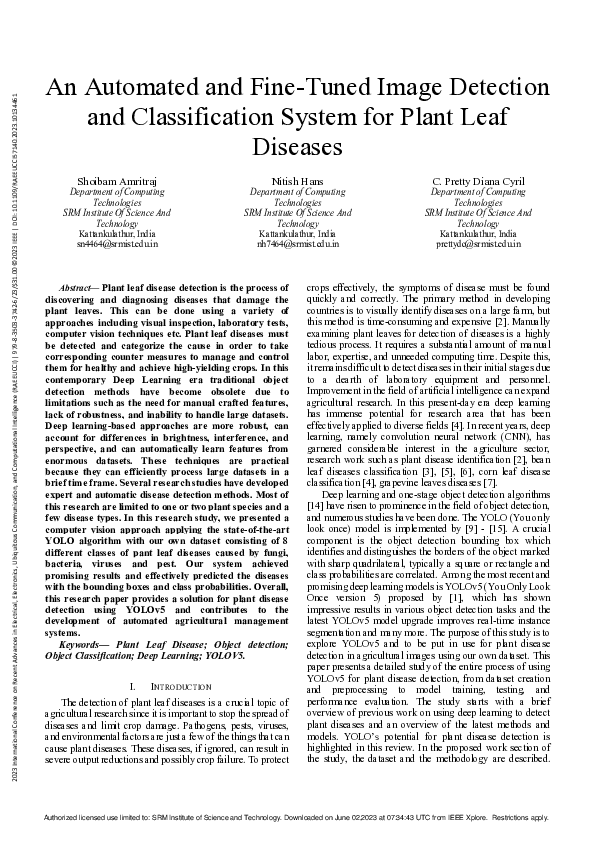 (PDF) An Automated and Fine-Tuned Image Detection and Classification ...