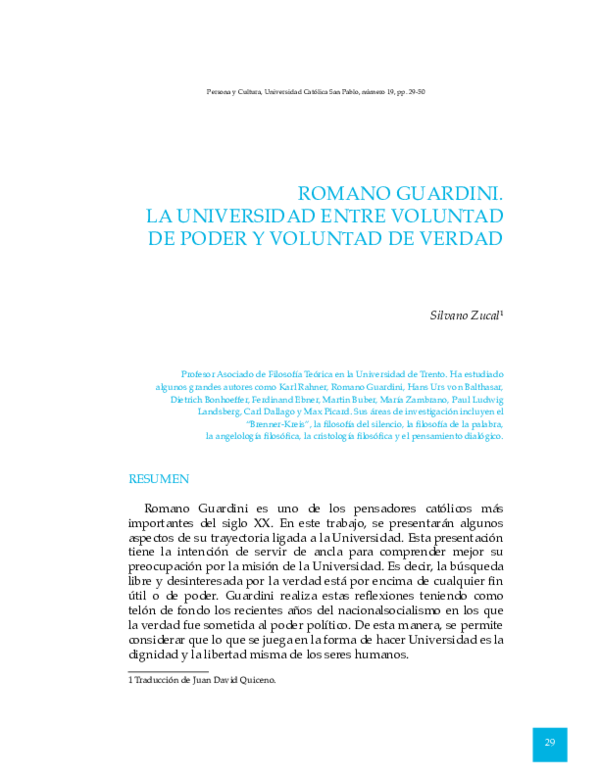 (PDF) Romano Guardini