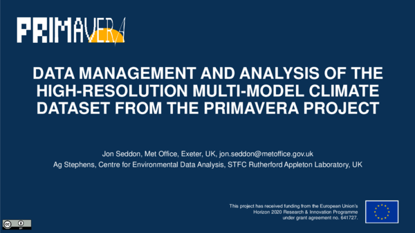 (PDF) Data management and analysis of the high-resolution multi-model ...
