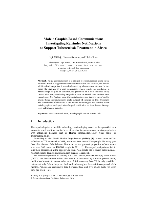 (PDF) Mobile Graphic-Based Communication: Investigating Reminder Notifications to Support ...