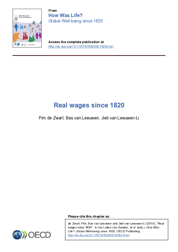 (PDF) Real wages since 1820