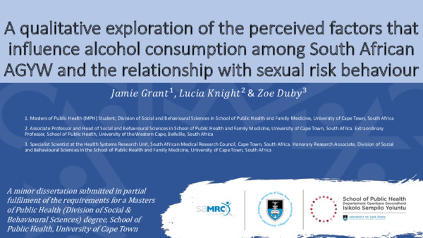 Pdf A Qualitative Exploration Of The Perceived Factors That Influence Alcohol Consumption