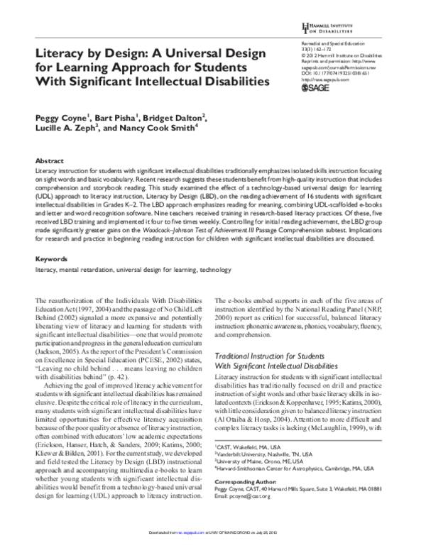 (PDF) Literacy by Design