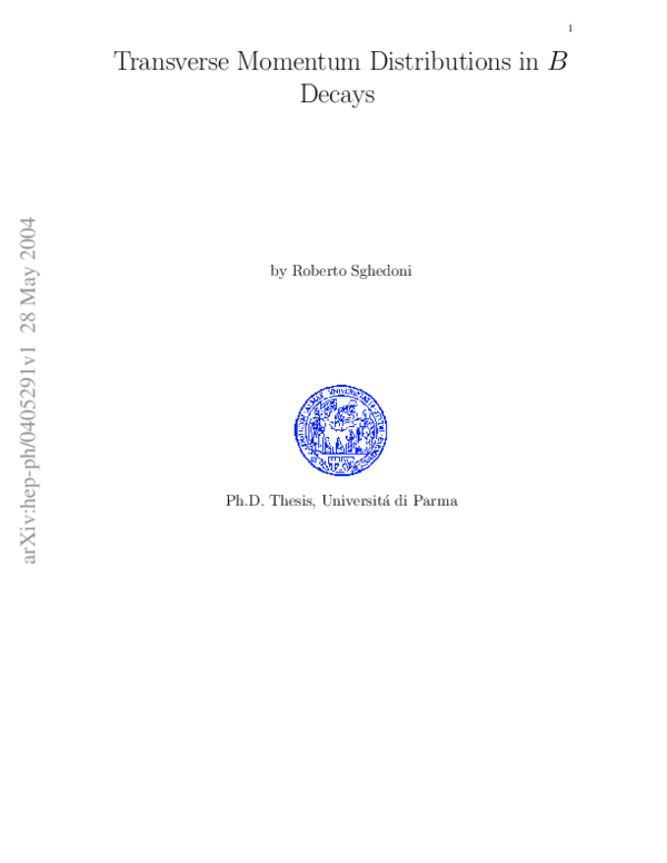 (PDF) The Standard Model of Elementary Particles