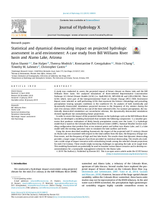 (PDF) Statistical and dynamical downscaling impact on projected ...