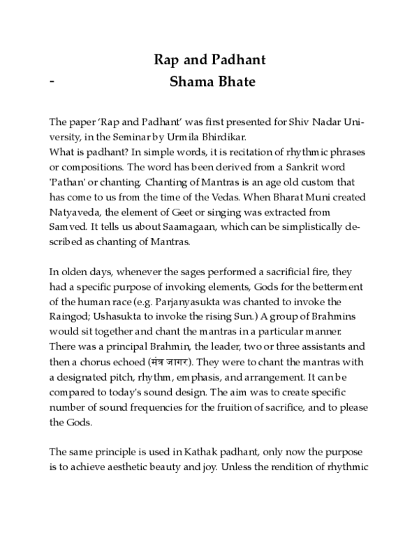 (PDF) Rap and Padhant final