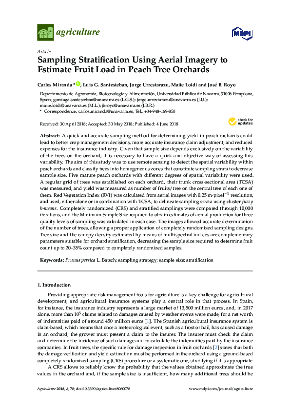 (PDF) Sampling stratification using aerial imagery to estimate fruit load and hail damage in ...