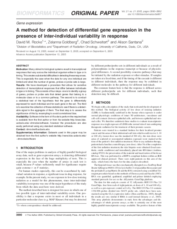 (PDF) doi:10.1093/bioinformatics/bti667BIOINFORMATICS ORIGINAL PAPER