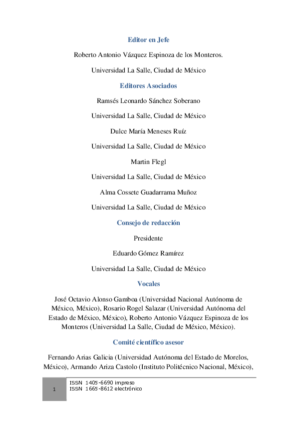 (PDF) Presentación Editorial