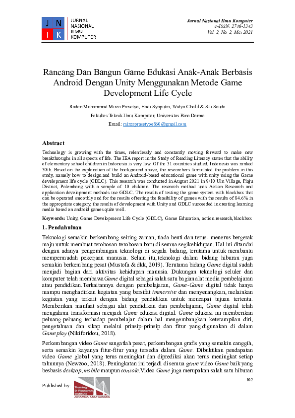 (PDF) Rancang Dan Bangun Game Edukasi Anak-Anak Berbasis Android Dengan Unity Menggunakan Metode ...