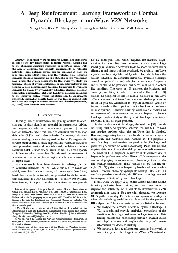 Pdf 1 A Deep Reinforcement Learning Framework To Combat Dynamic