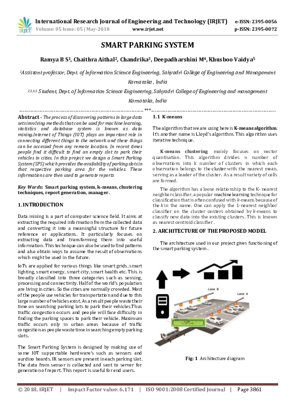 (PDF) Smart Parking System