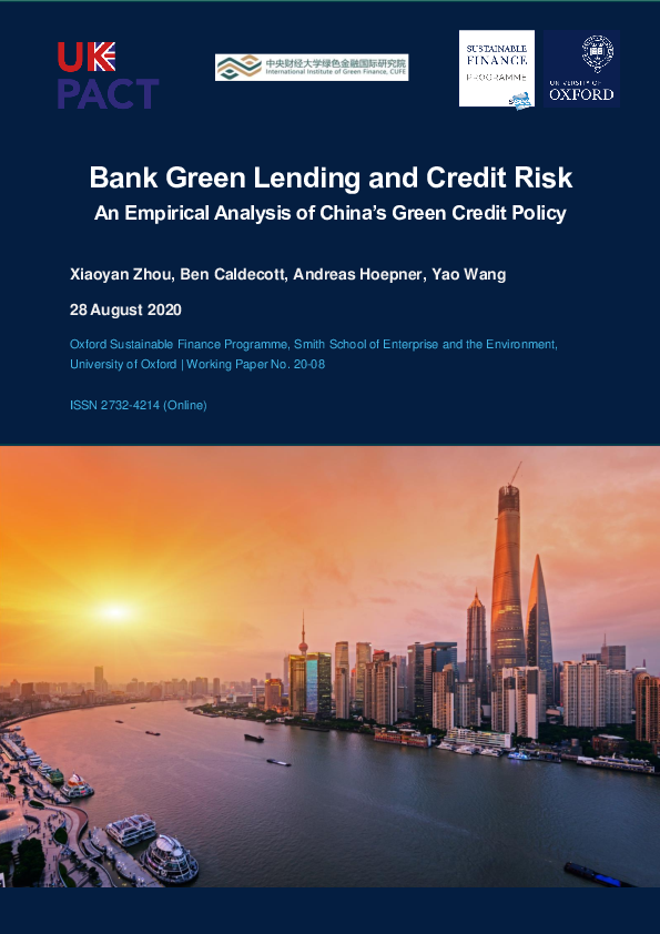 (PDF) Bank green lending and credit risk: an empirical analysis of ...