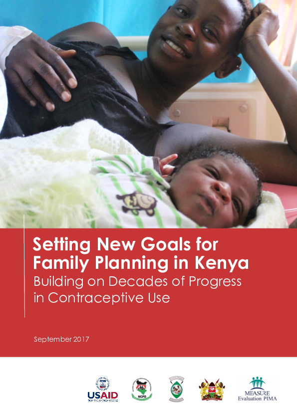 (PDF) Setting new goals for family planning in Kenya. Building on ...