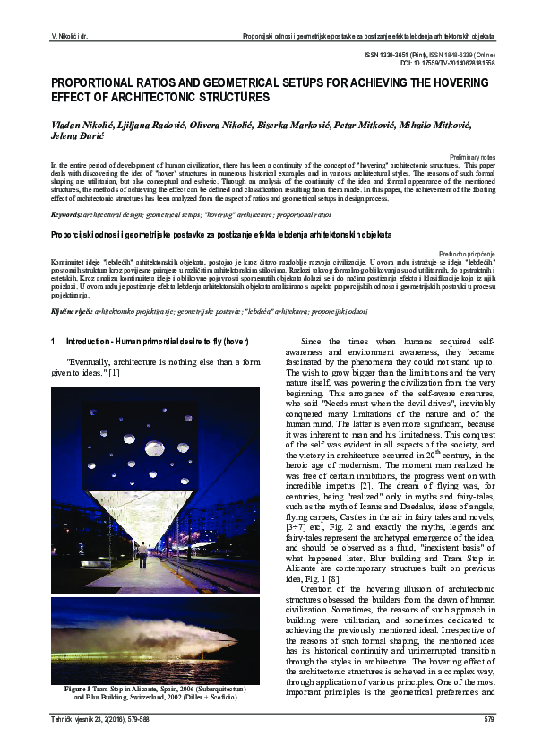 (PDF) Proportional ratios and geometrical setups for achieving the ...