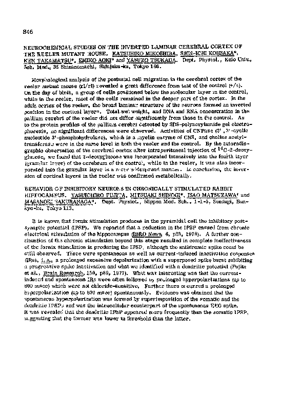 (PDF) Neurochemical studies on the inverted laminar cerebral cortex of ...