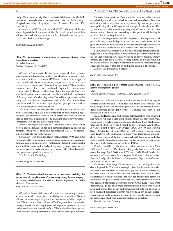 (PDF) SHA 26. Venovenous malformation; a common finding after Kawashima ...