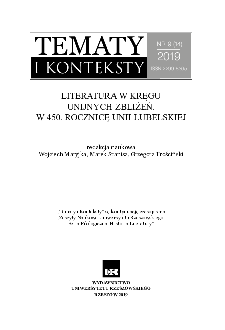 (PDF) "Hymenaeus abo wiersz godowy" Pawła Mankiewicza na tle innych ...