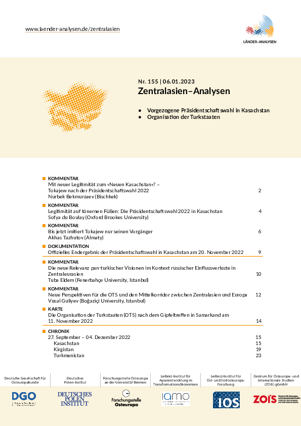 (PDF) New Perspectives for the OTS and the Middle Corridor between ...