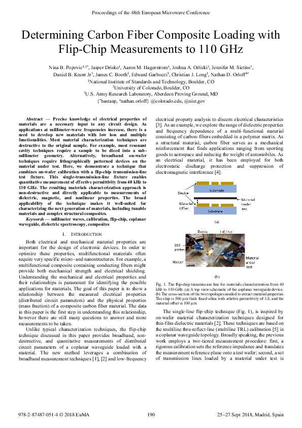 (PDF) Determining Carbon Fiber Composite Loading with Flip-Chip ...