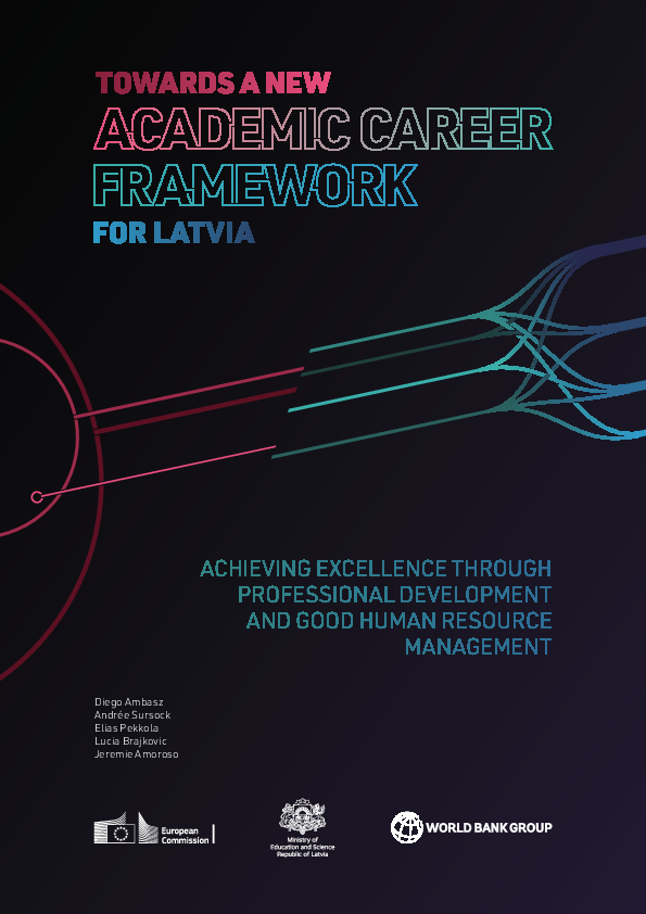 (PDF) Towards a New Academic Career Framework for Latvia : Achieving ...