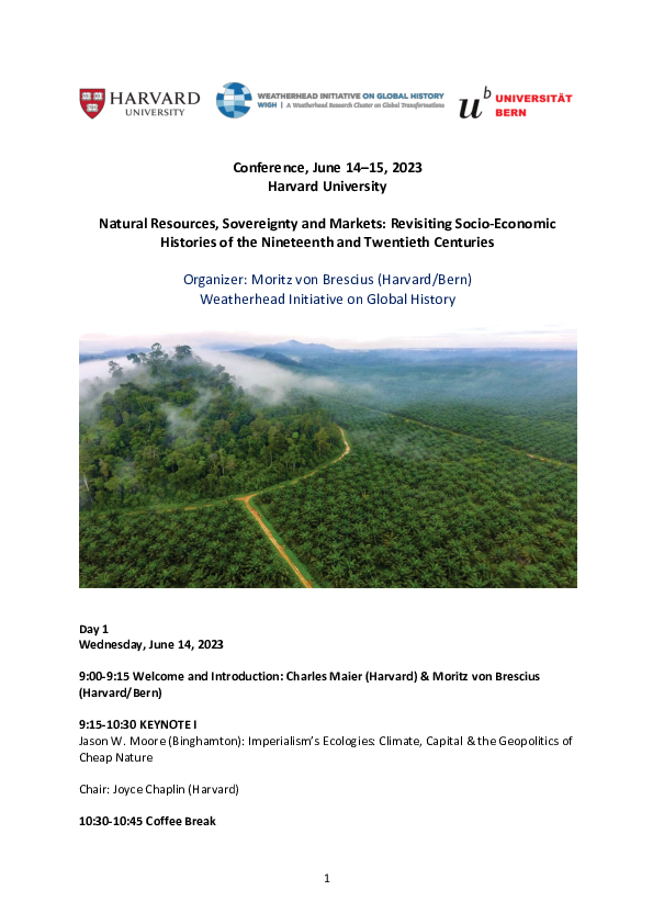 (PDF) Resources Harvard Conference (June 2023)