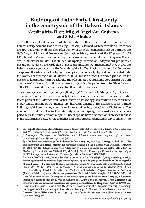 (PDF) Buildings of faith: Early Christianity in the countryside of the ...