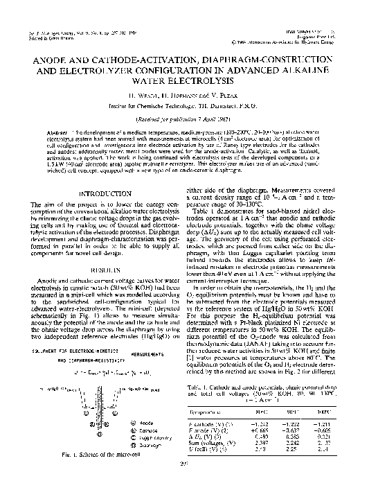 (PDF) Anode and cathode-activation, diaphragm-construction and ...