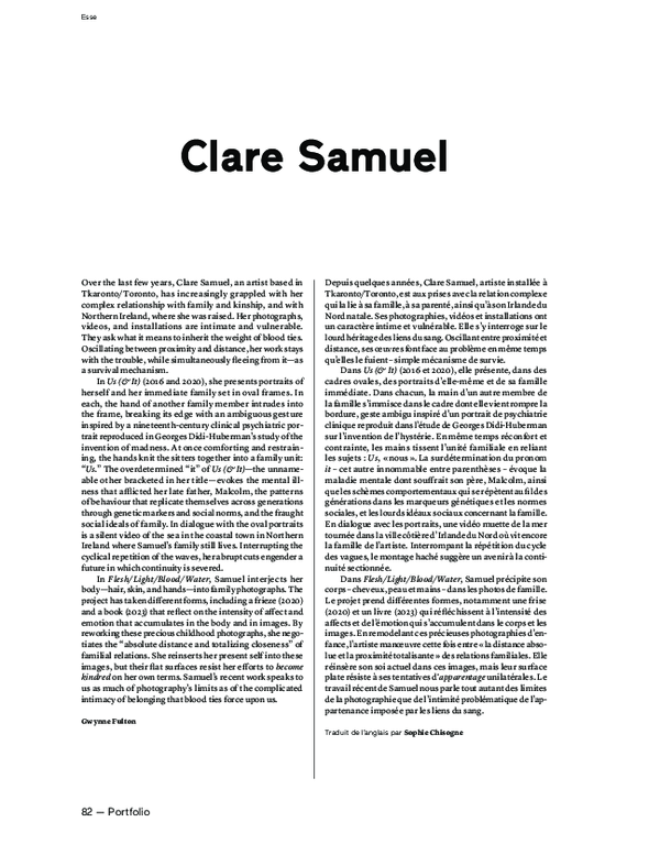 (PDF) Clare Samuel