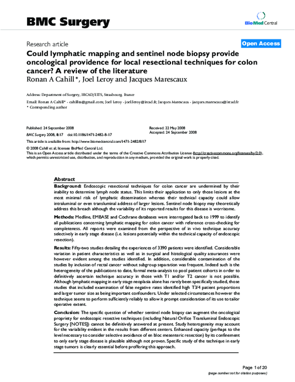 (PDF) BMC Surgery BioMed Central